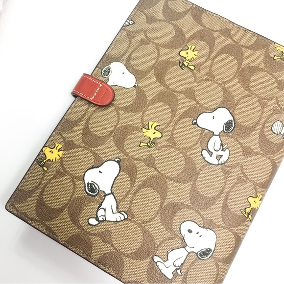 Coach | Office | Coach X Peanuts Notebook In Signature Canvas With ...
